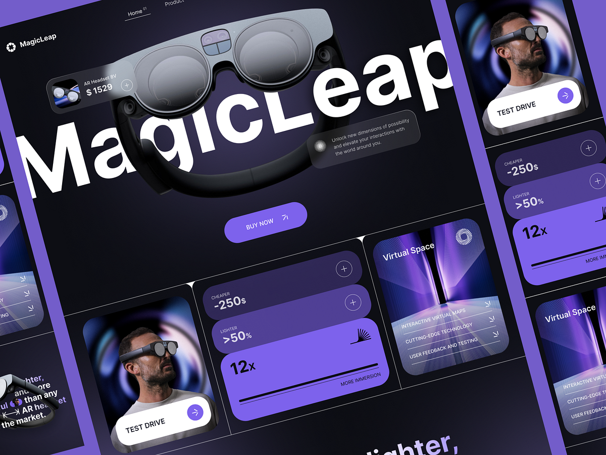 Klectra Landing Page by Bogdan Falin for QClay on Dribbble