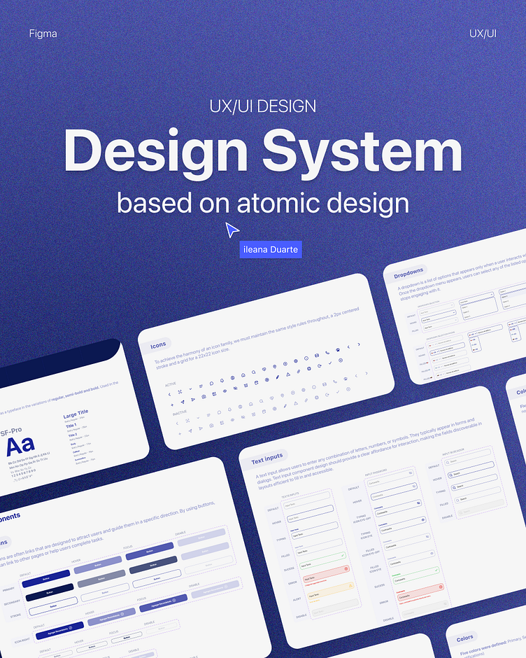 Basic Design System by Ileana Duarte on Dribbble