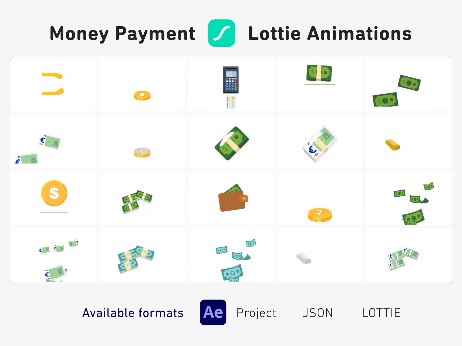 Money Payment Lottie Animations by NF Motion Studio on Dribbble