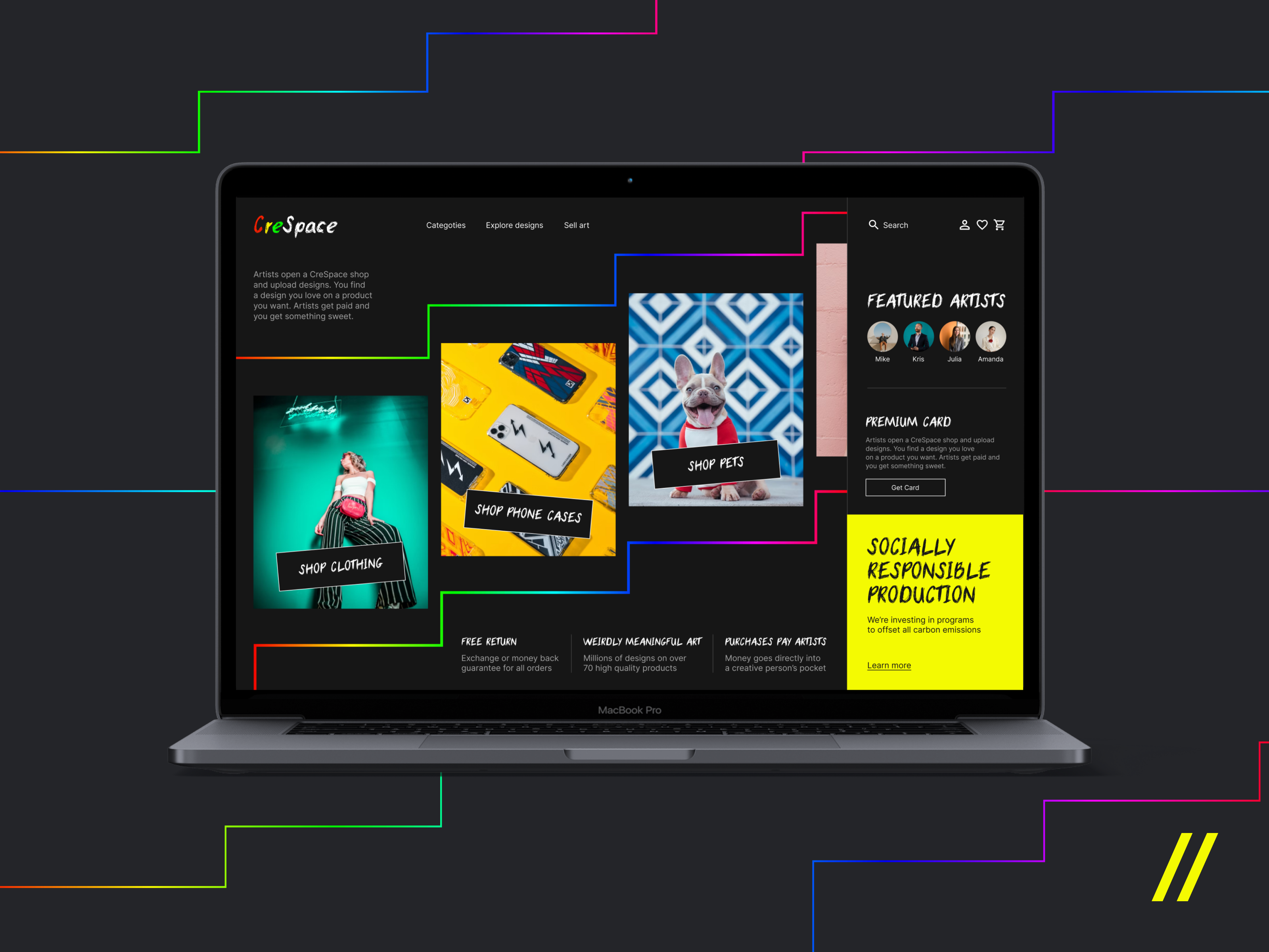 Merch Marketplace Web Service by Purrweb UI/UX Agency on Dribbble