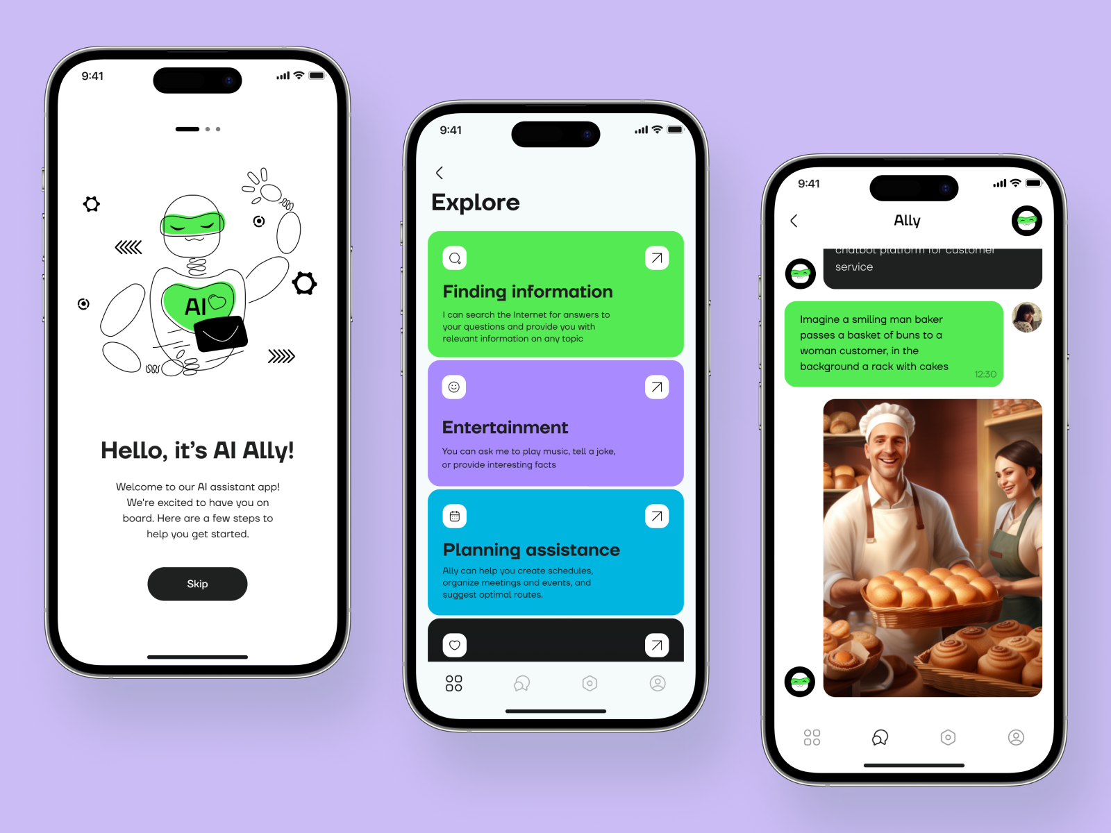 AI Assistant App by Ronas IT | UI/UX Team on Dribbble