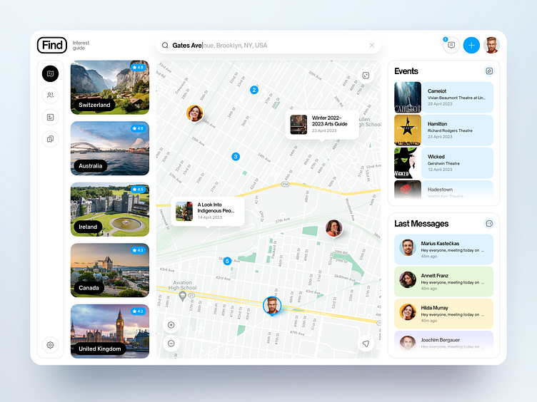 Event Dashboard Concept Design by Nixtio on Dribbble