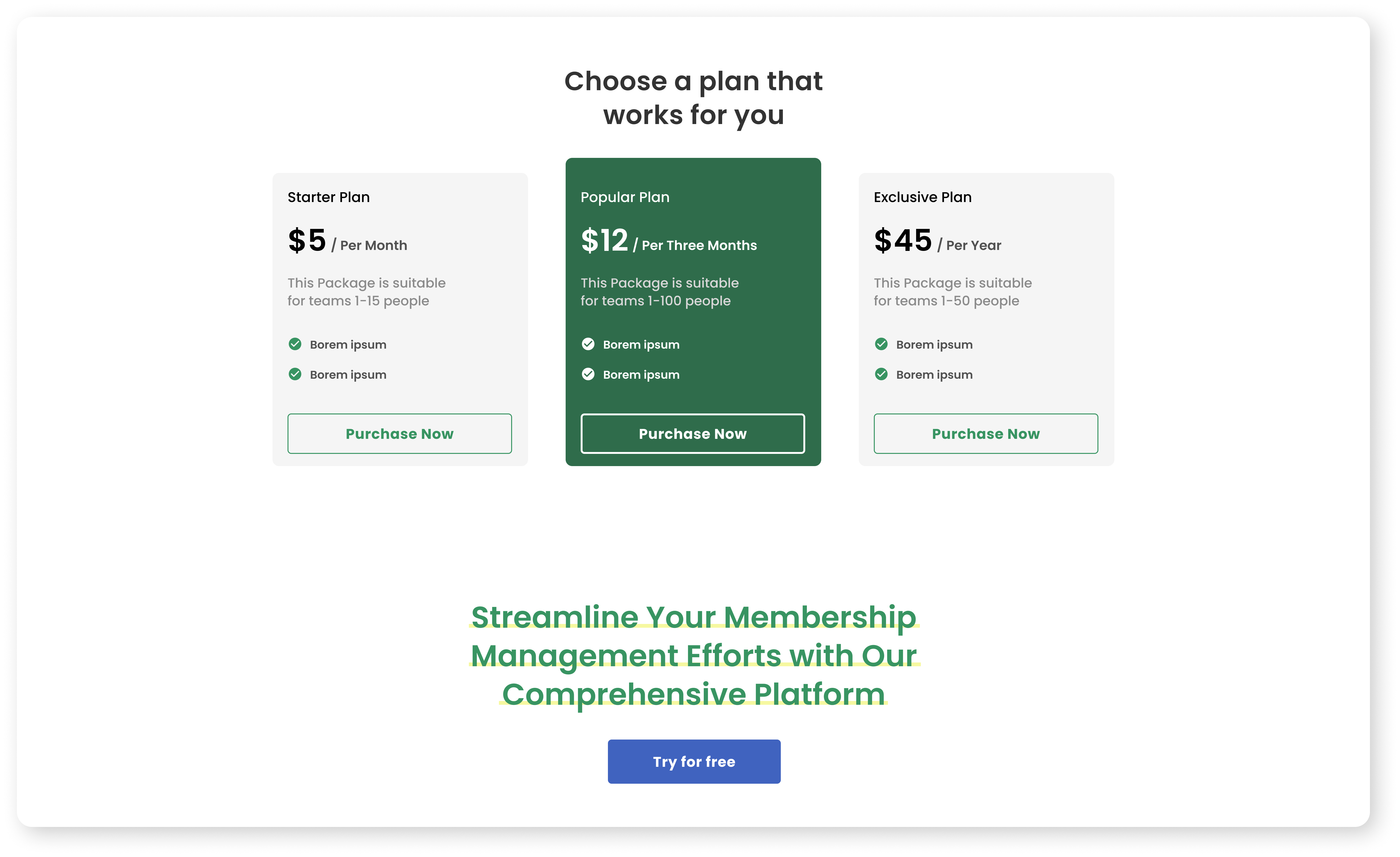 Membership Management System Landing Page by Aadarsha on Dribbble