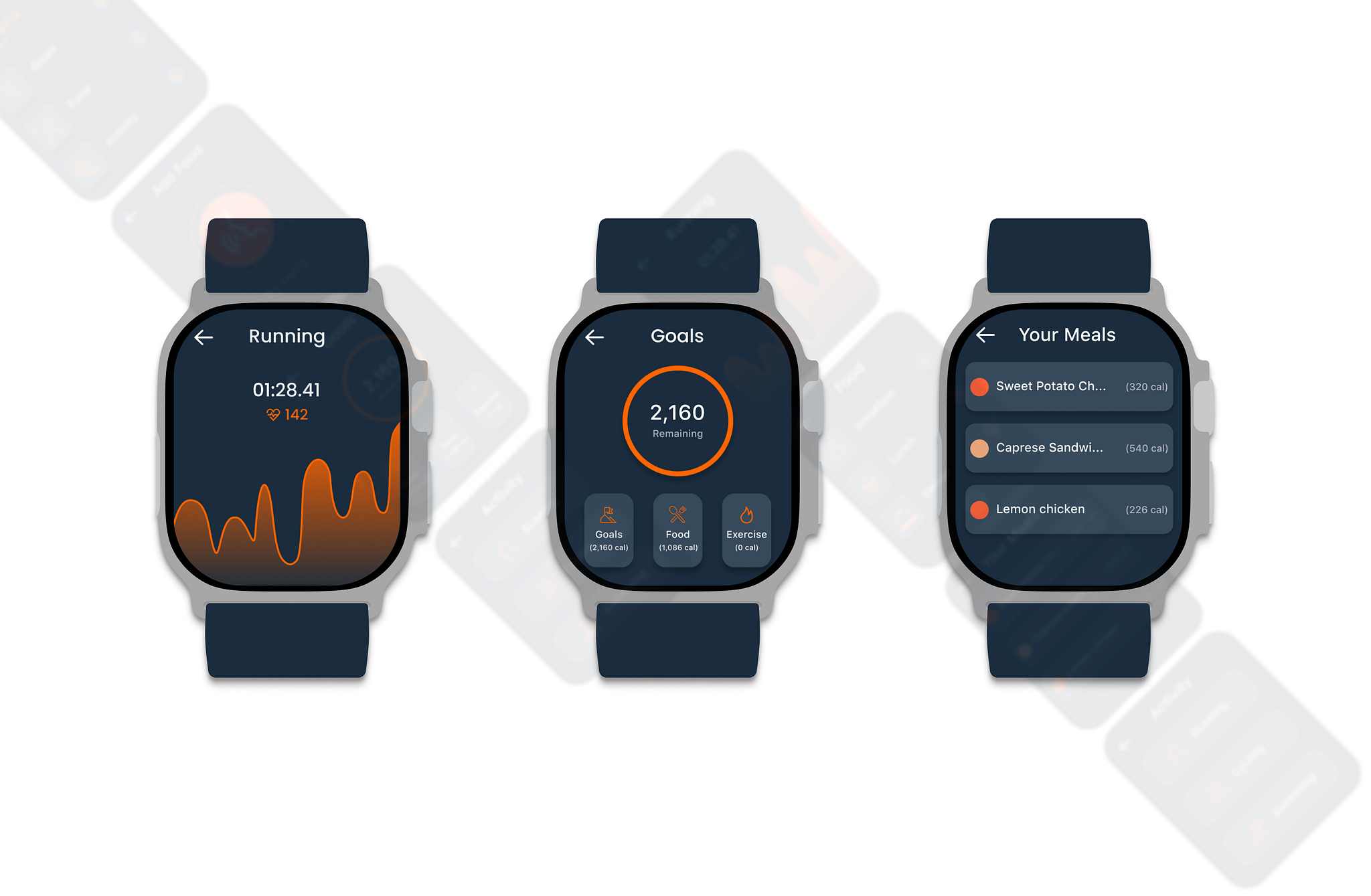 Smart Watch interface by Zakaria El-Aoufi on Dribbble