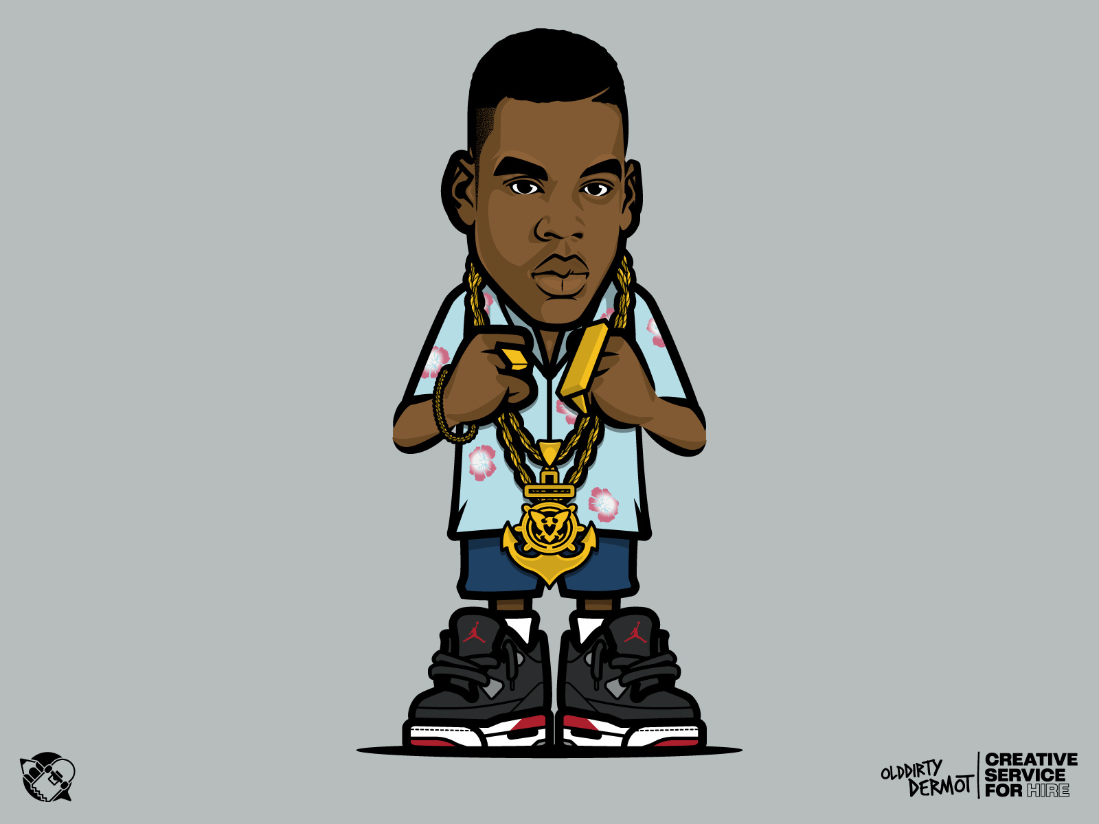 Young Jay-z by Dermot Reddan on Dribbble