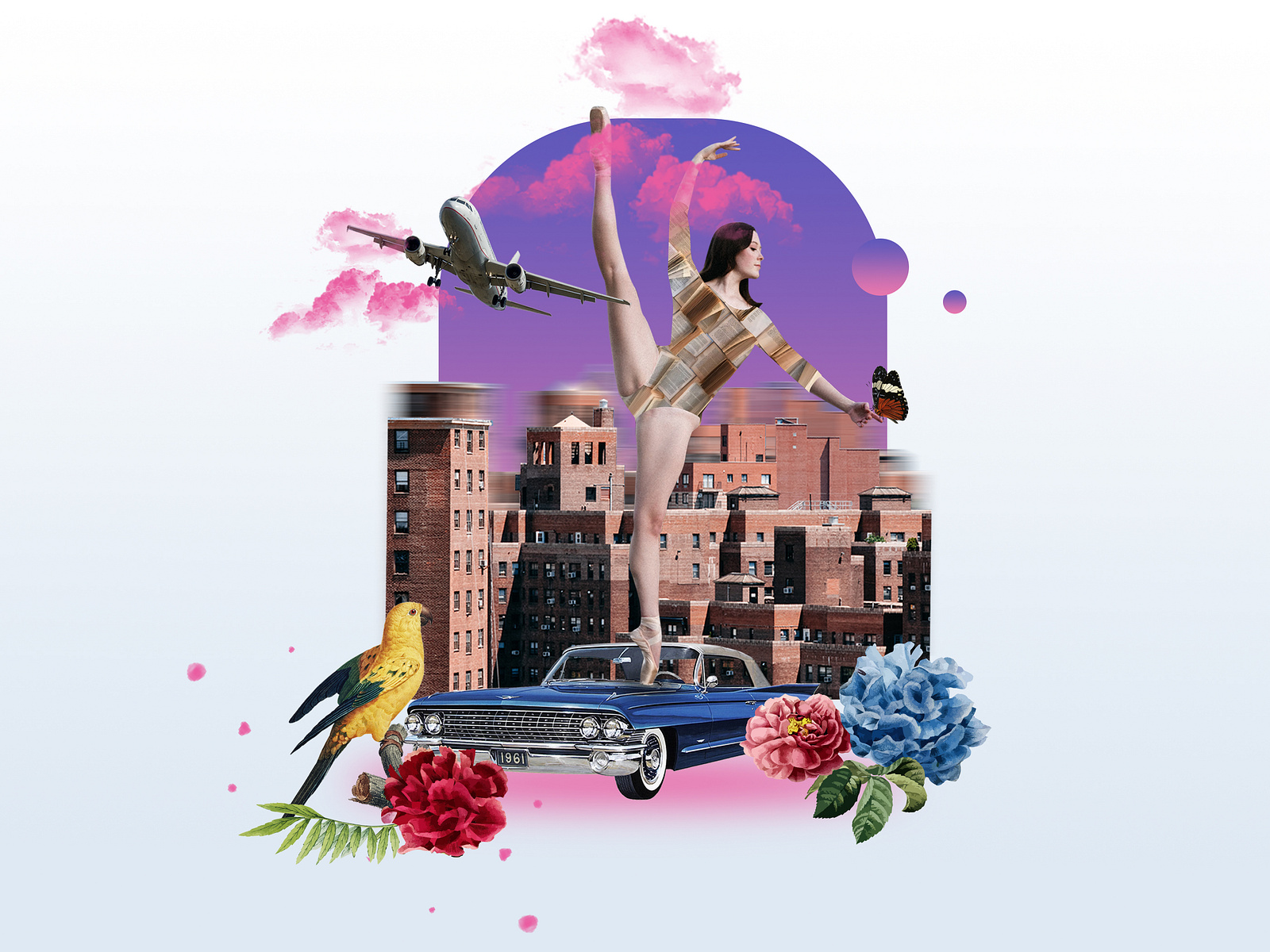 Digital collage by Anastasiya Chepurok on Dribbble