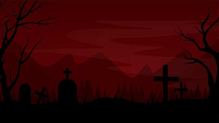 Cemetery background by Paulina Kozera on Dribbble