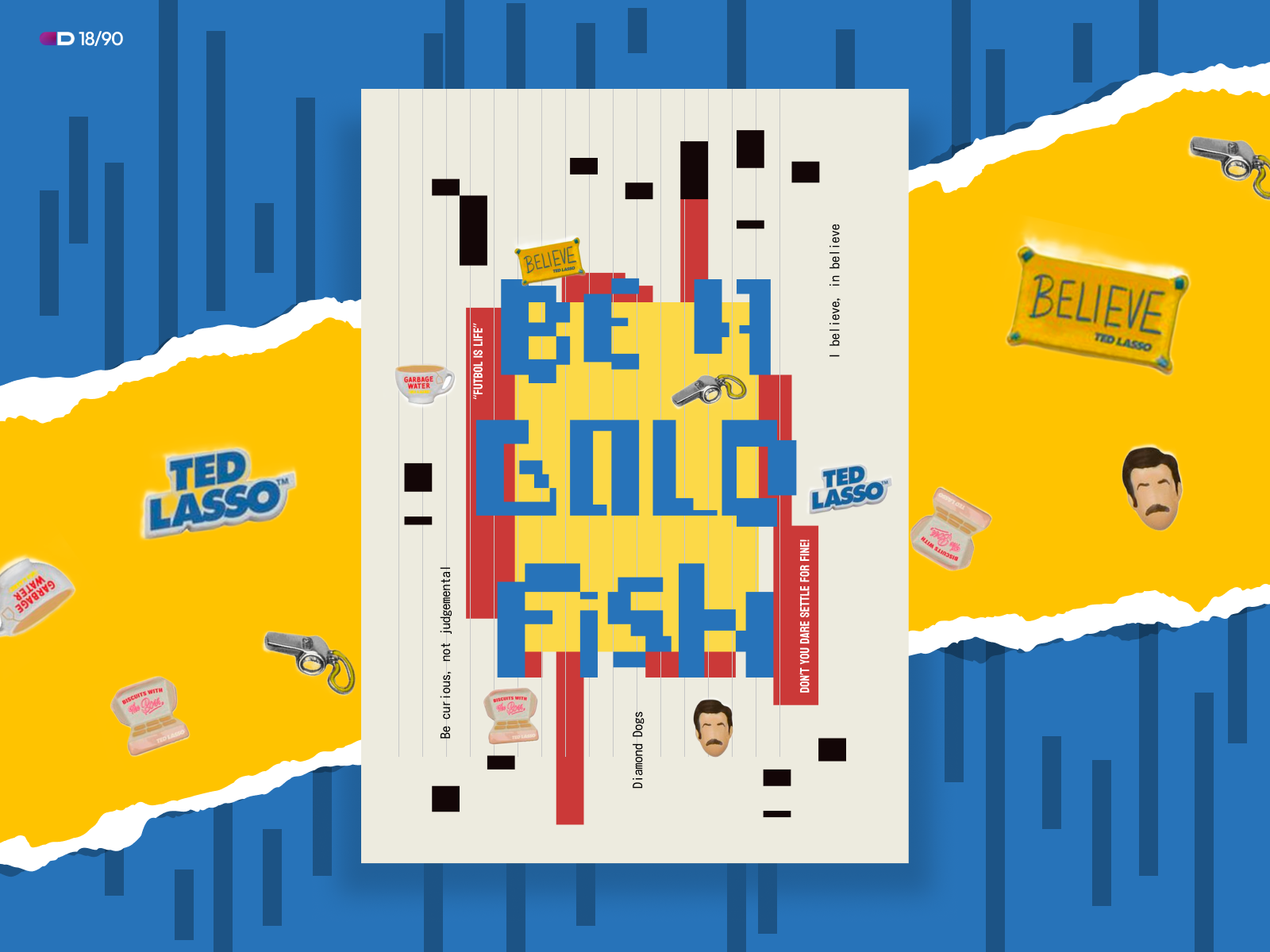 Ted Lasso Typography Poster by Anshika Khola on Dribbble