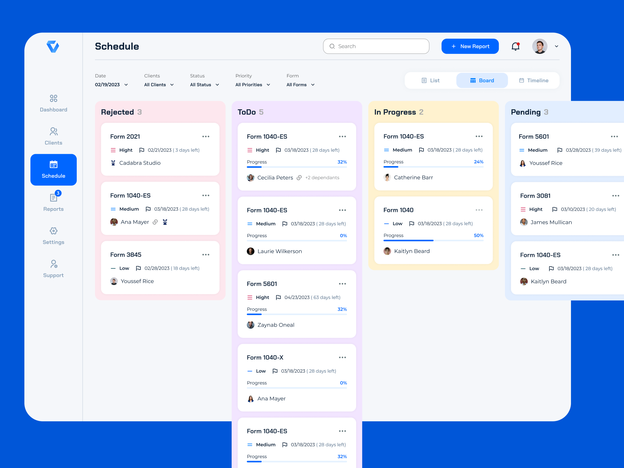 Tax Me Software | Accountant Dashboard by Cadabra Studio on Dribbble