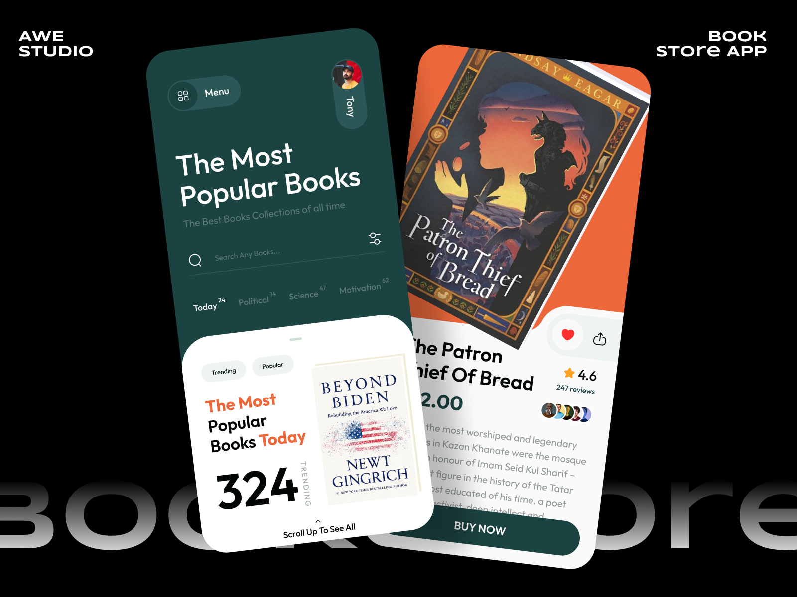 BookSmart-Book Store Mobile App by Awe Mobile App for Awe Design Studio ...