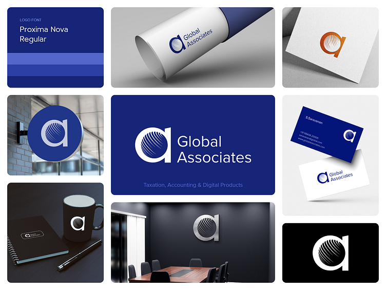 Presenting my latest brand identity project: Global Associates by SK on ...