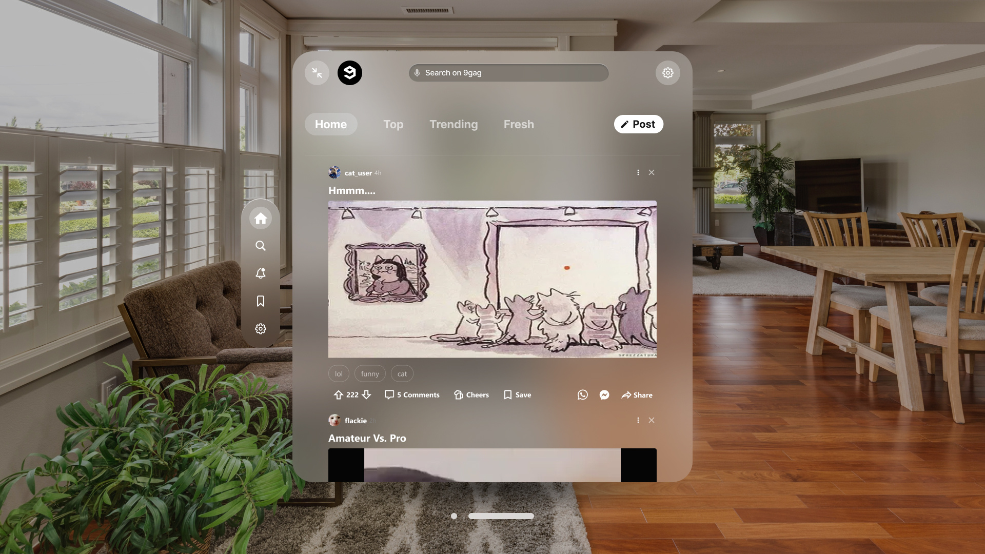 Apple Vision Pro - 9gag Concept by Jefaw Galit ™️ on Dribbble