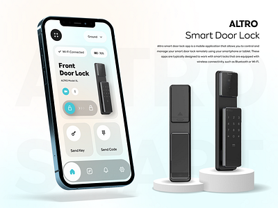 Altro Smart - Smart Door Lock Mobile App by MQoS UI/UX for MultiQoS on ...