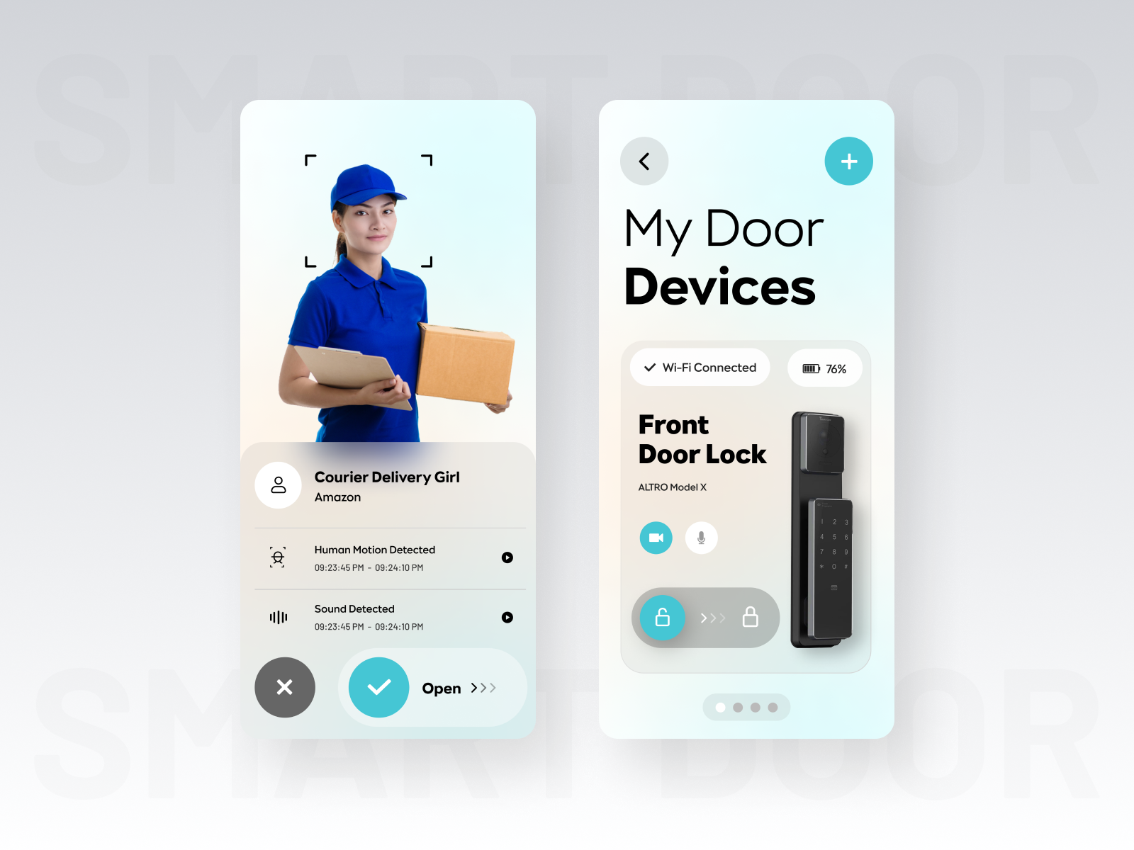 Altro Smart - Smart Door Lock Mobile App by MQoS UI/UX for MultiQoS on ...