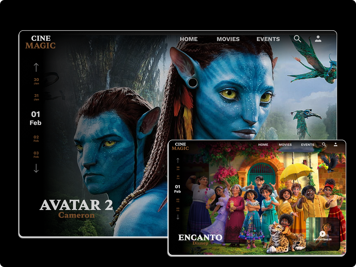 Movie Booking Website designs, themes, templates and downloadable ...