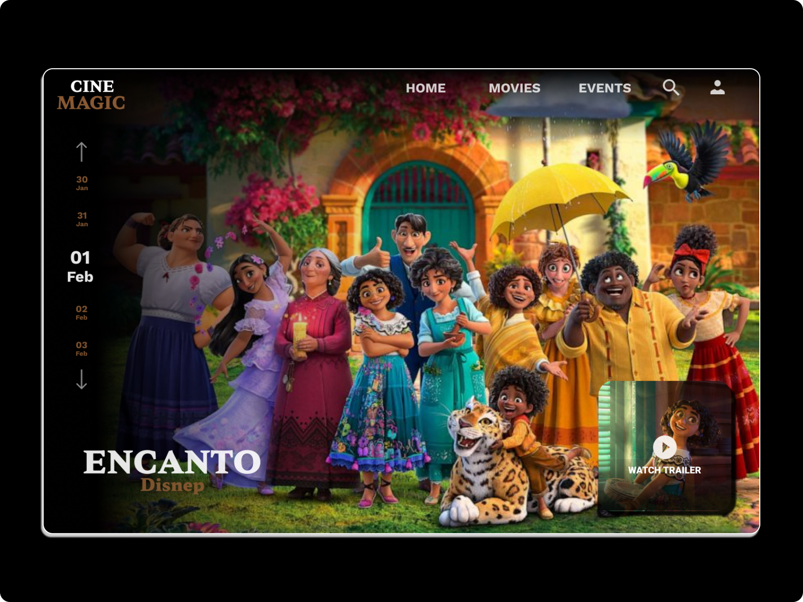 CINE MAGIC by Aditi on Dribbble