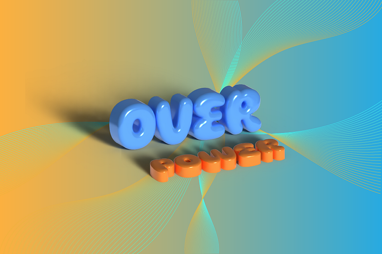 OVER POWER by maulana muhtar on Dribbble