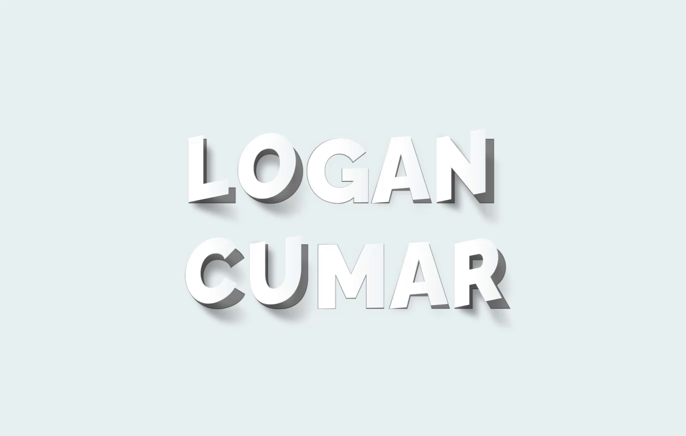 Paper Cutout Text Effect With Css3 Animation By Logan Cumar On Dribbble