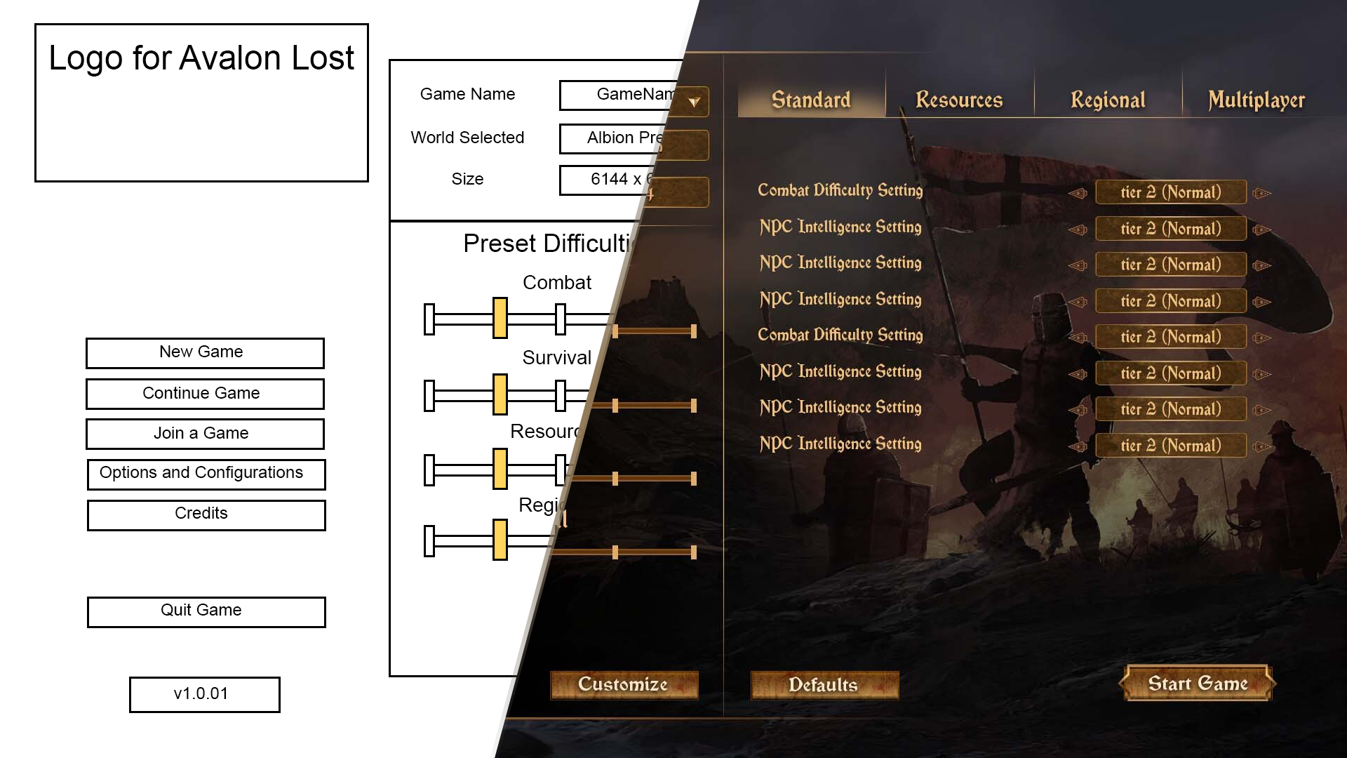 Avalon Lost RPG game by White Dragon Designers Studio on Dribbble
