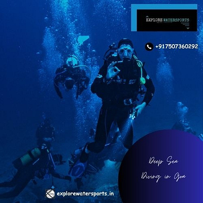Deep Sea Diving in Goa by Explore Watersports on Dribbble