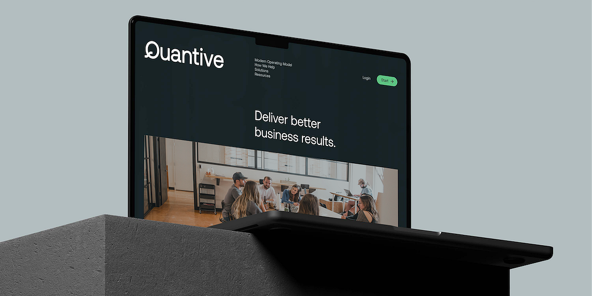 Quantive Rebrand/Website by Bill Kenney for Focus Lab + Odi on Dribbble