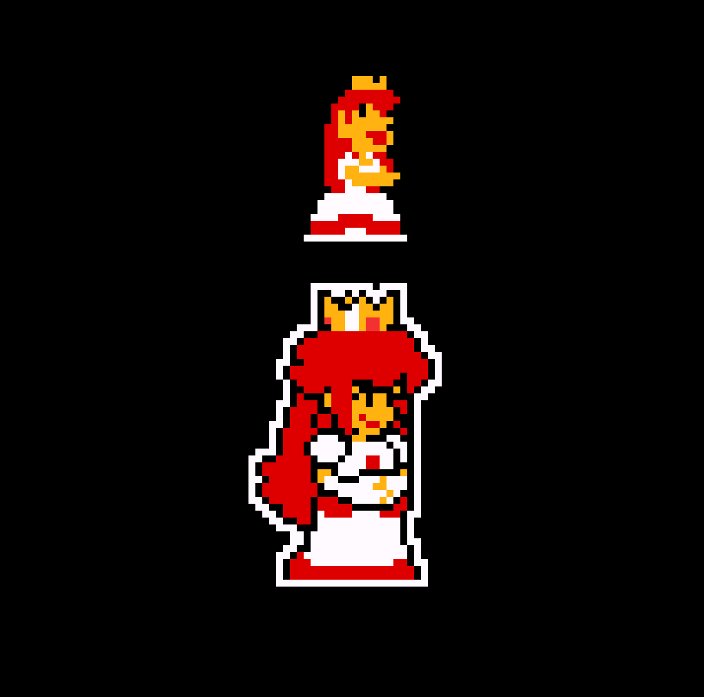 Rework of Princess Peach Sprite by Rudy Flores on Dribbble