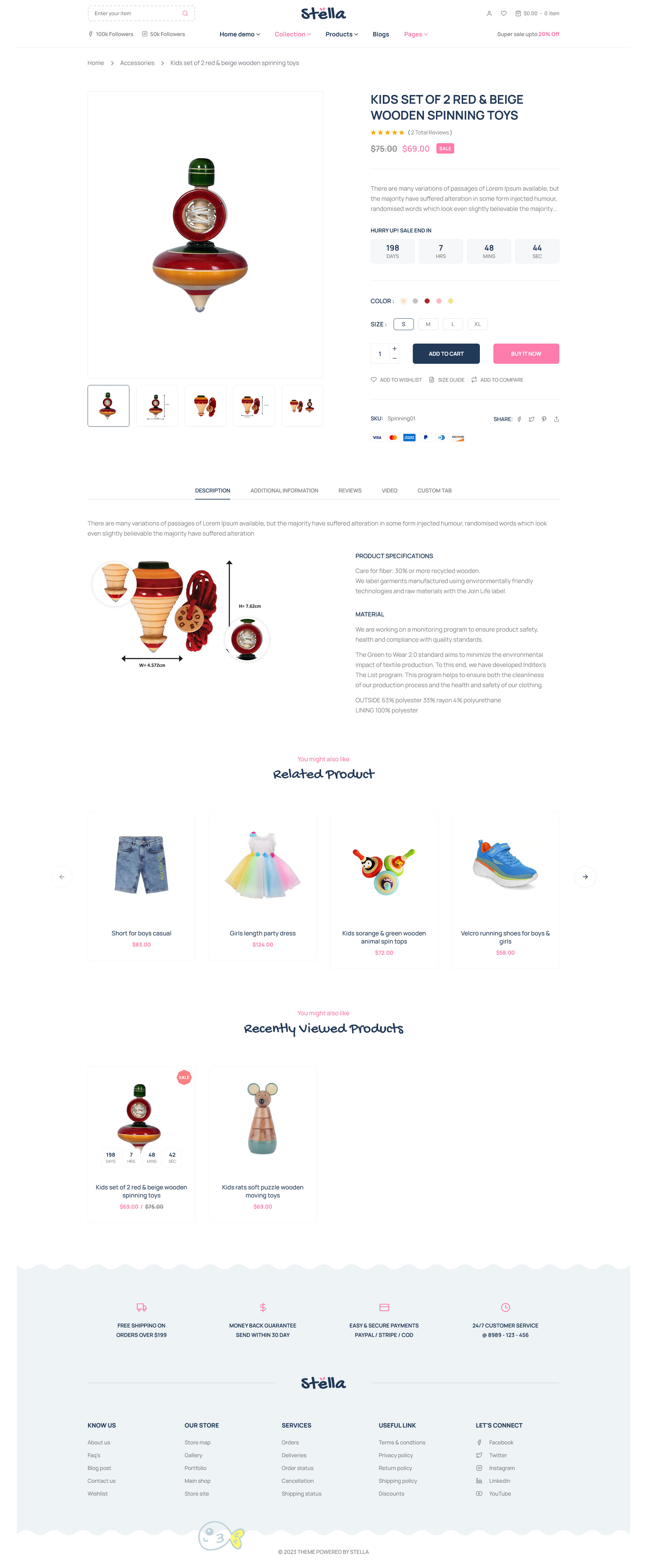 Shopify 2.0 Kids Store Theme by Shailesh Gajjar on Dribbble