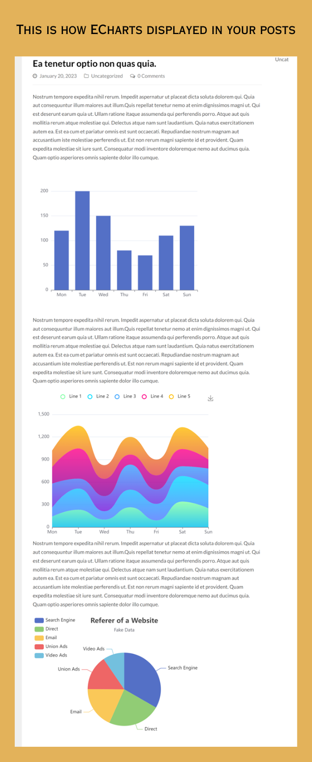 WpECharts - Apache ECharts Integration for WordPress by Malith Kodikara on Dribbble