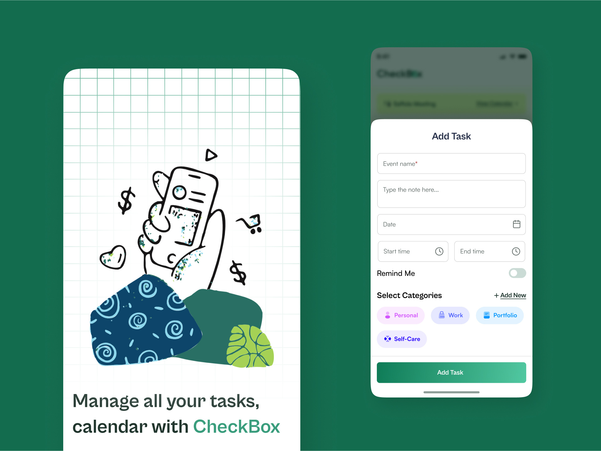 CheckBox - Task & Project Management Mobile App by Shriya Kadam on Dribbble