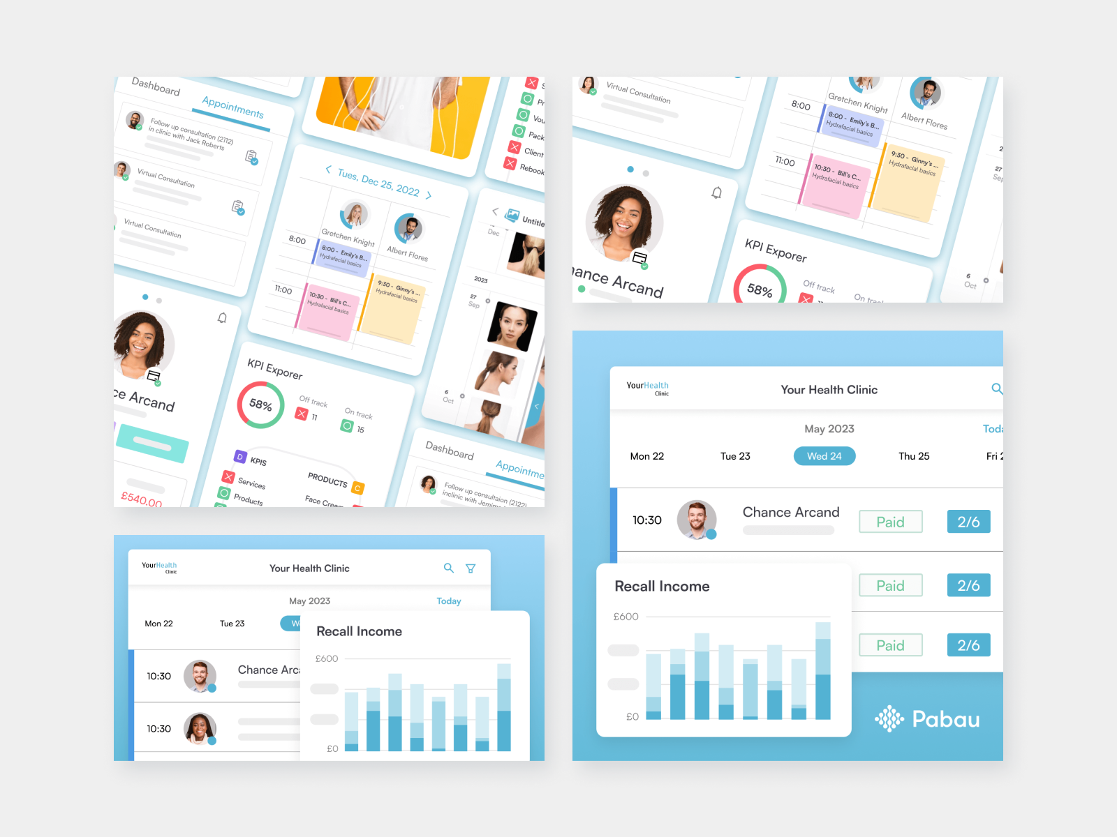 Pabau - Google Responsive Display by Kate Payba for Hey Digital on Dribbble