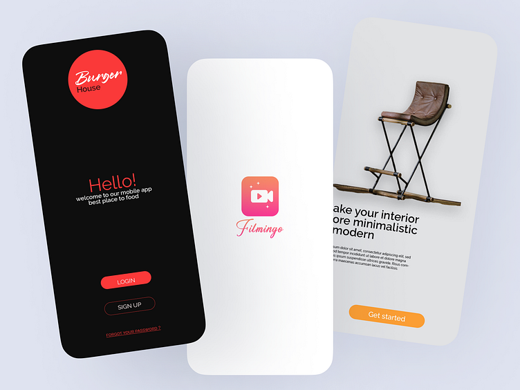 App Welcome Page UIUX Design by Creative Artistz on Dribbble