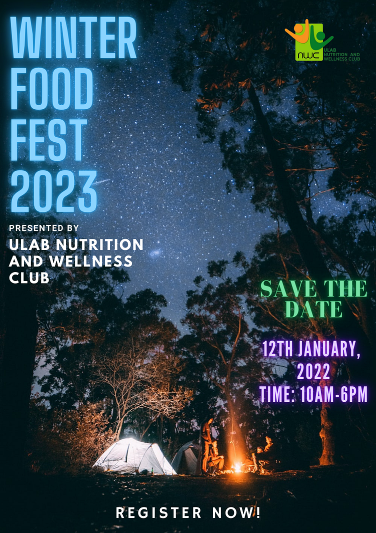 Winter Food Fest 2023 Sample Poster by Raisa Aziz on Dribbble