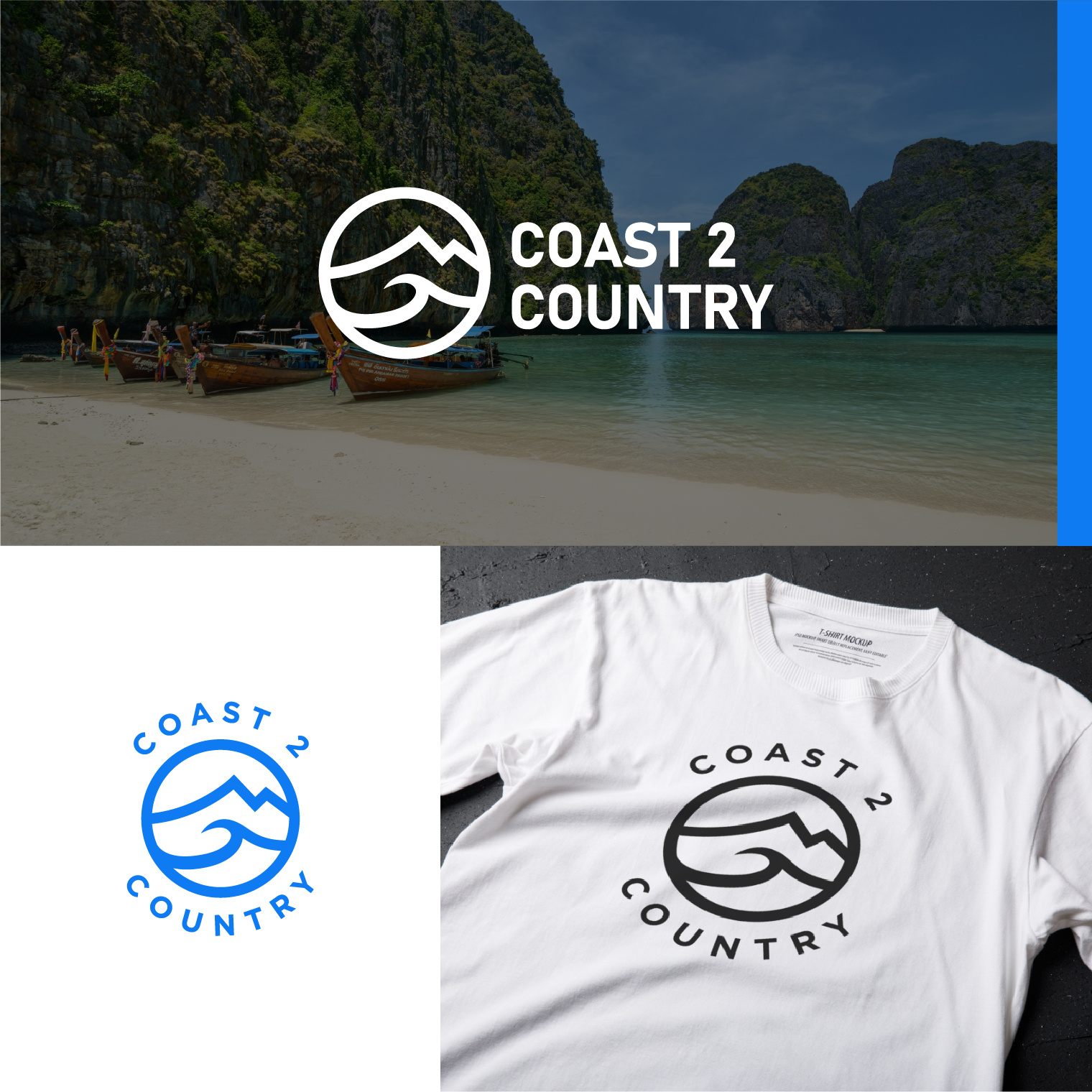 COAST 2 COUNTRY LOGO DESIGN by Pranay Verma on Dribbble