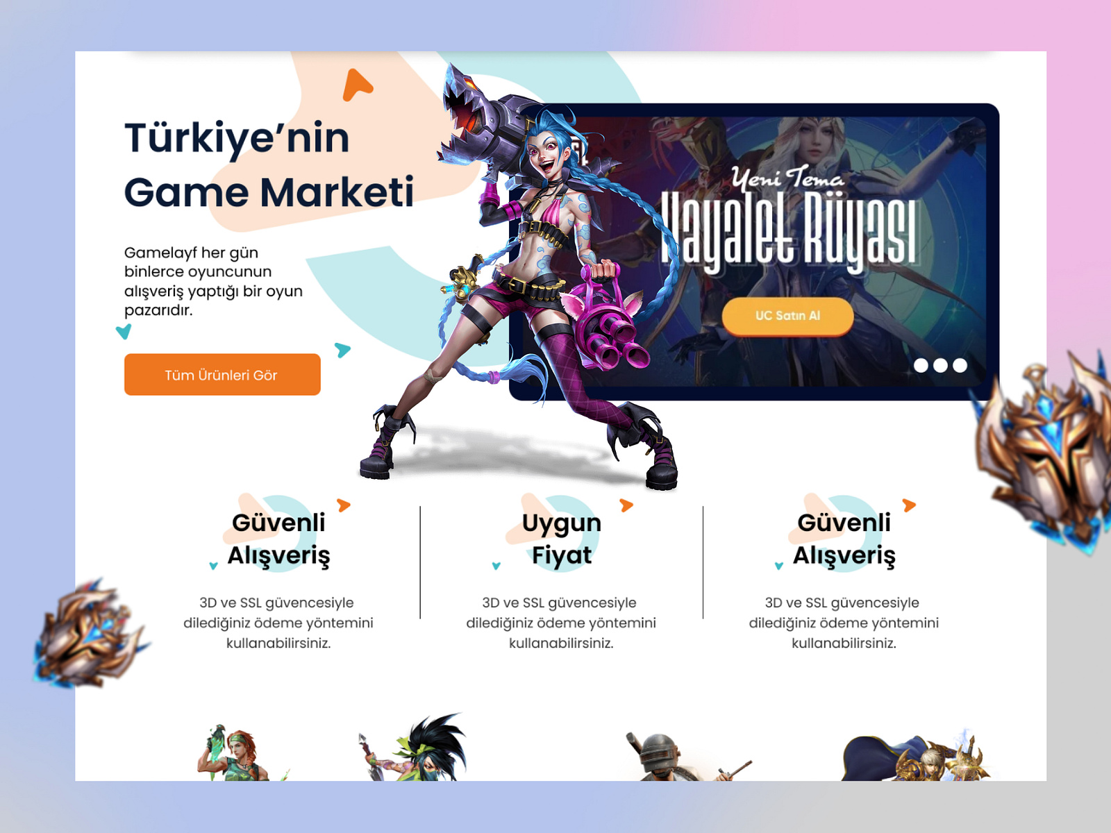 Game Web Ui/Ux Design by HATİCE SUBAŞI on Dribbble