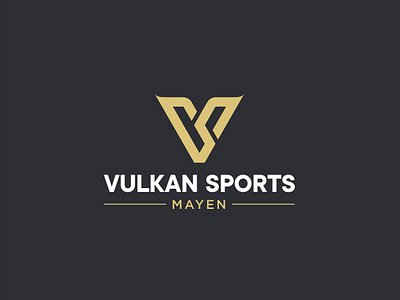 Vulkan Sports Logo Design. by NUR (UX, UI, Brand & More) on Dribbble