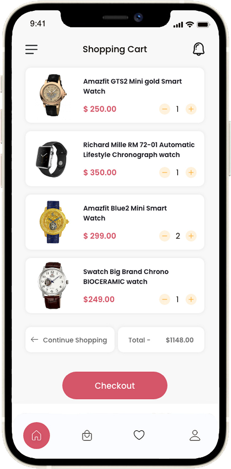 Mobile App Design for Watch Store by Junaid Ahmed on Dribbble