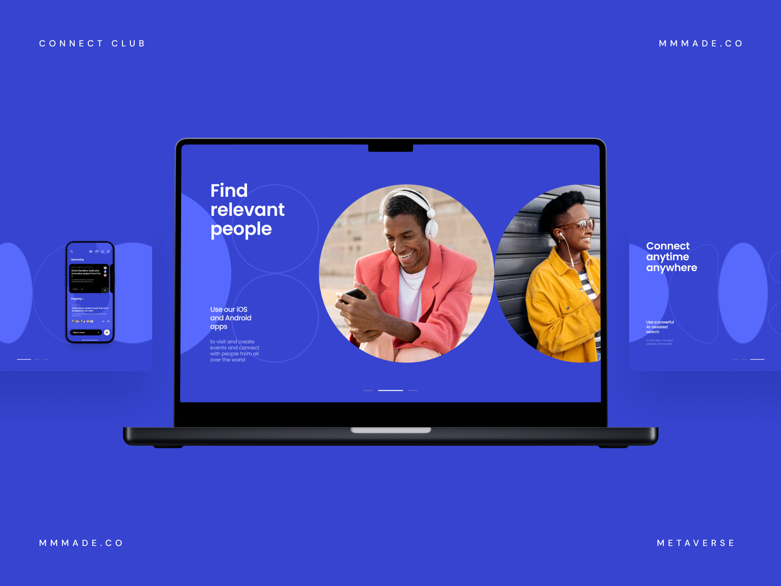 Connect Club website by Cyril Clyunev on Dribbble