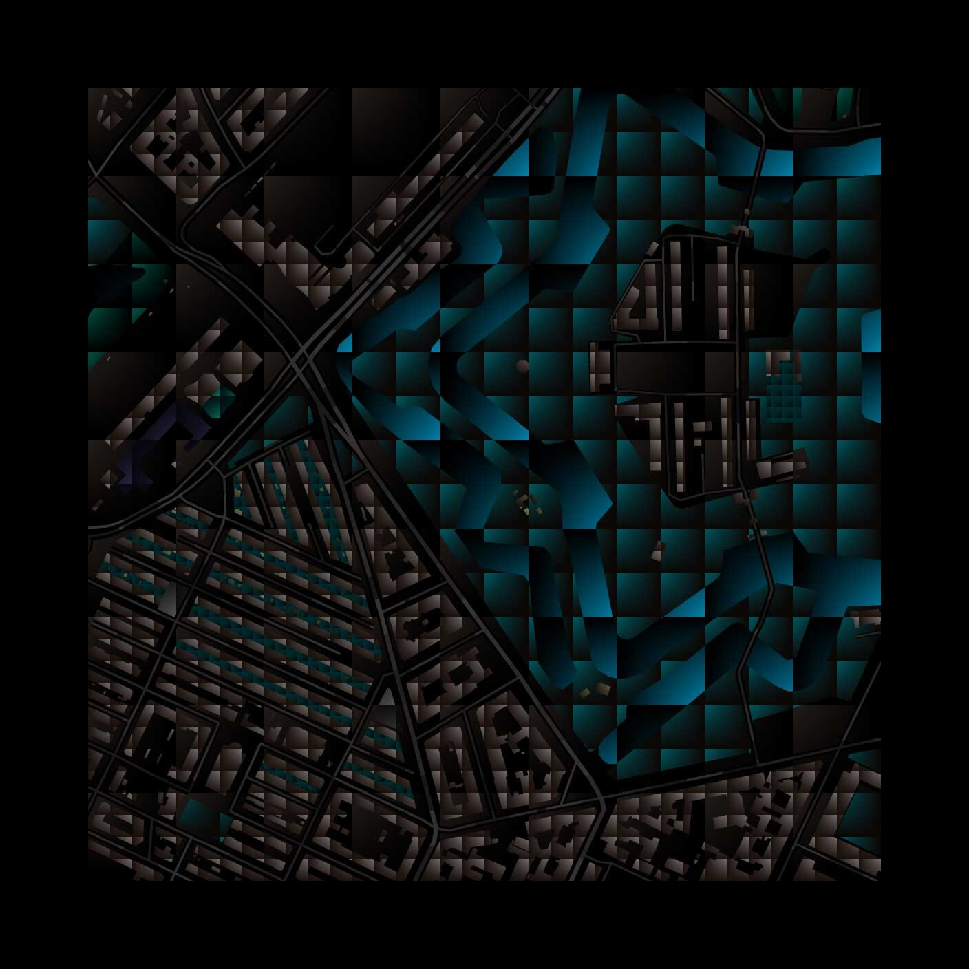 Pixel Map by Geraldine Sarmiento on Dribbble