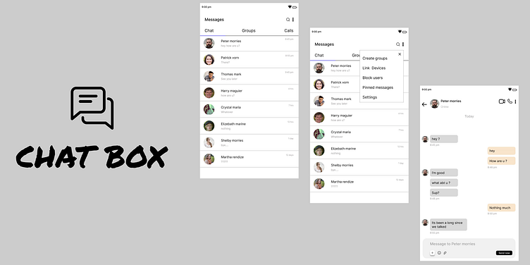 CHAT BOX by Syed Saria on Dribbble