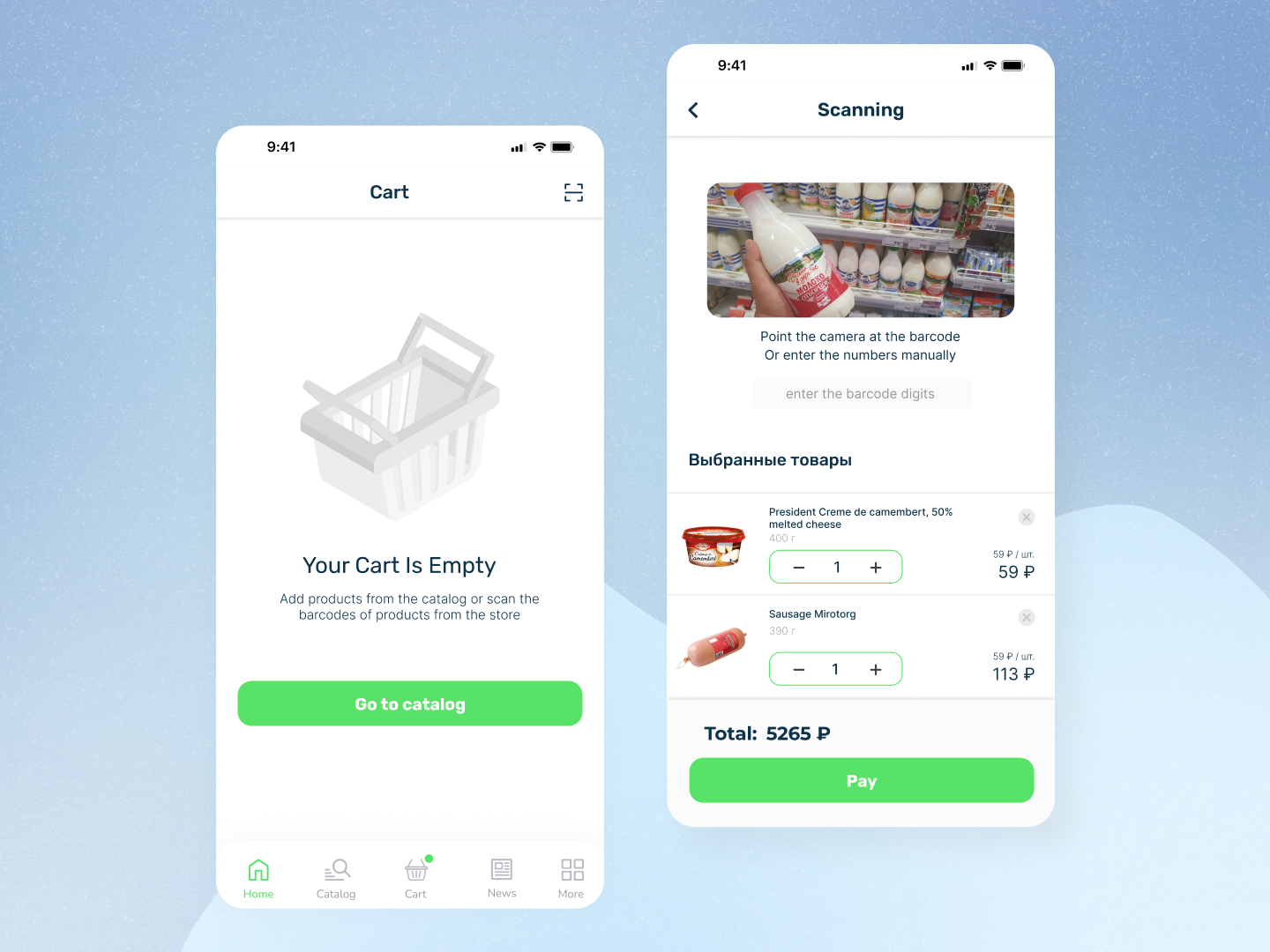 Food Shop App - UX/UI design by Danil Efremov UX/UI on Dribbble
