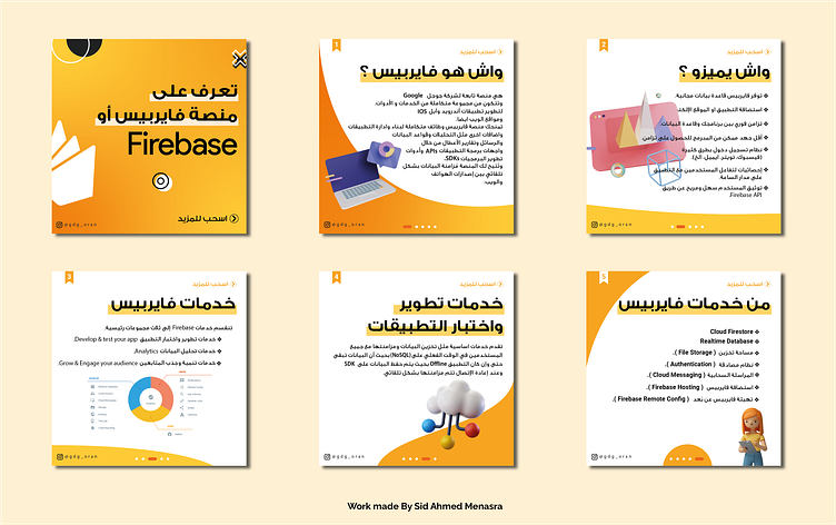 Firebase Presentation Social Media Post Design by Sid Ahmed menasra on Dribbble