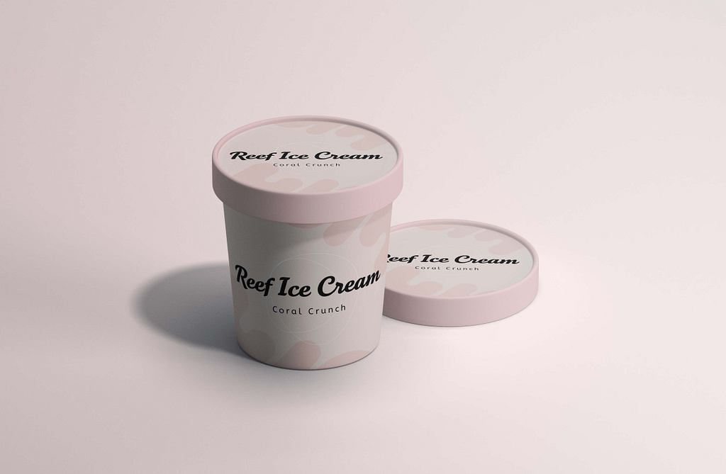 Ice cream cup design by MD Ohiduzzaman on Dribbble