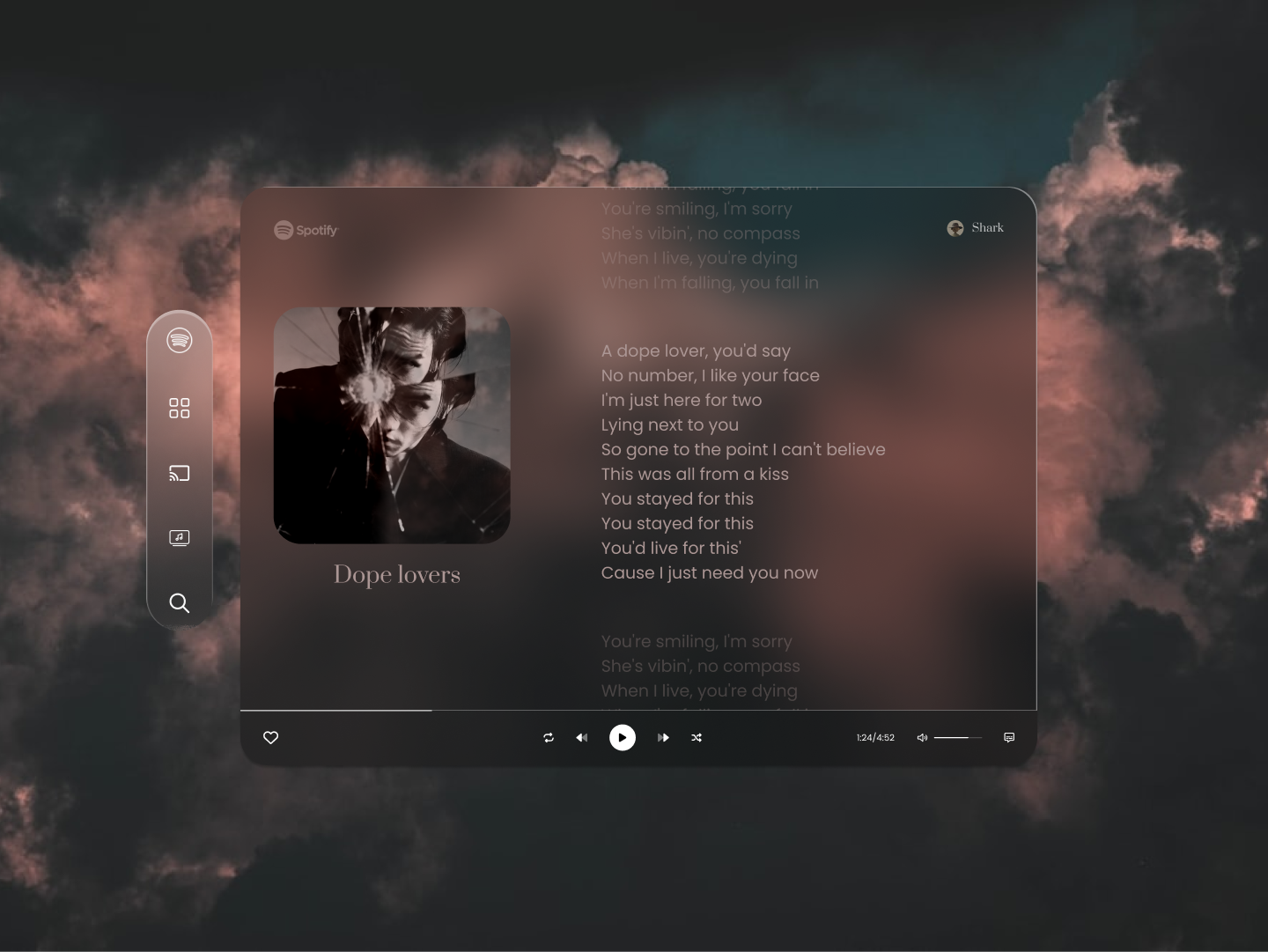 Spotify on Vision pro by Shahrukh on Dribbble
