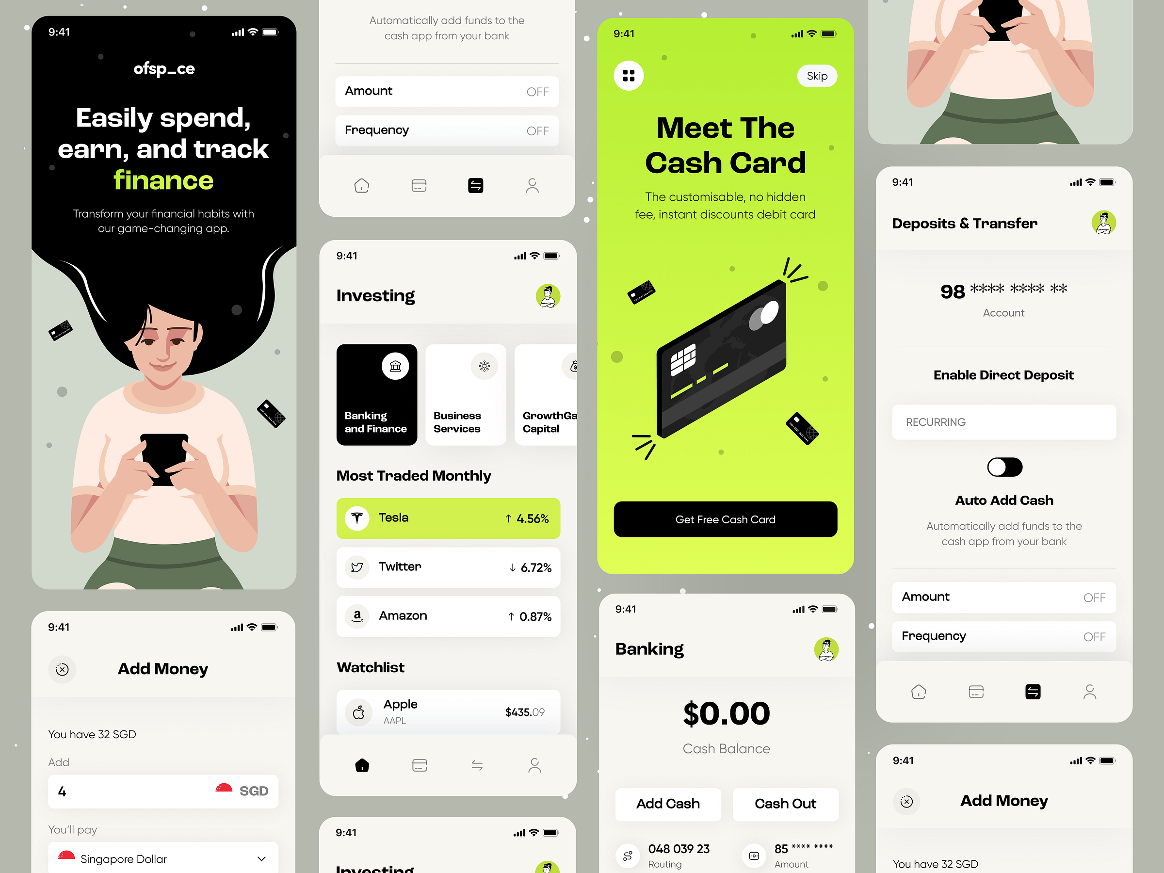Fintech App UI by Ofspace UX/UI on Dribbble