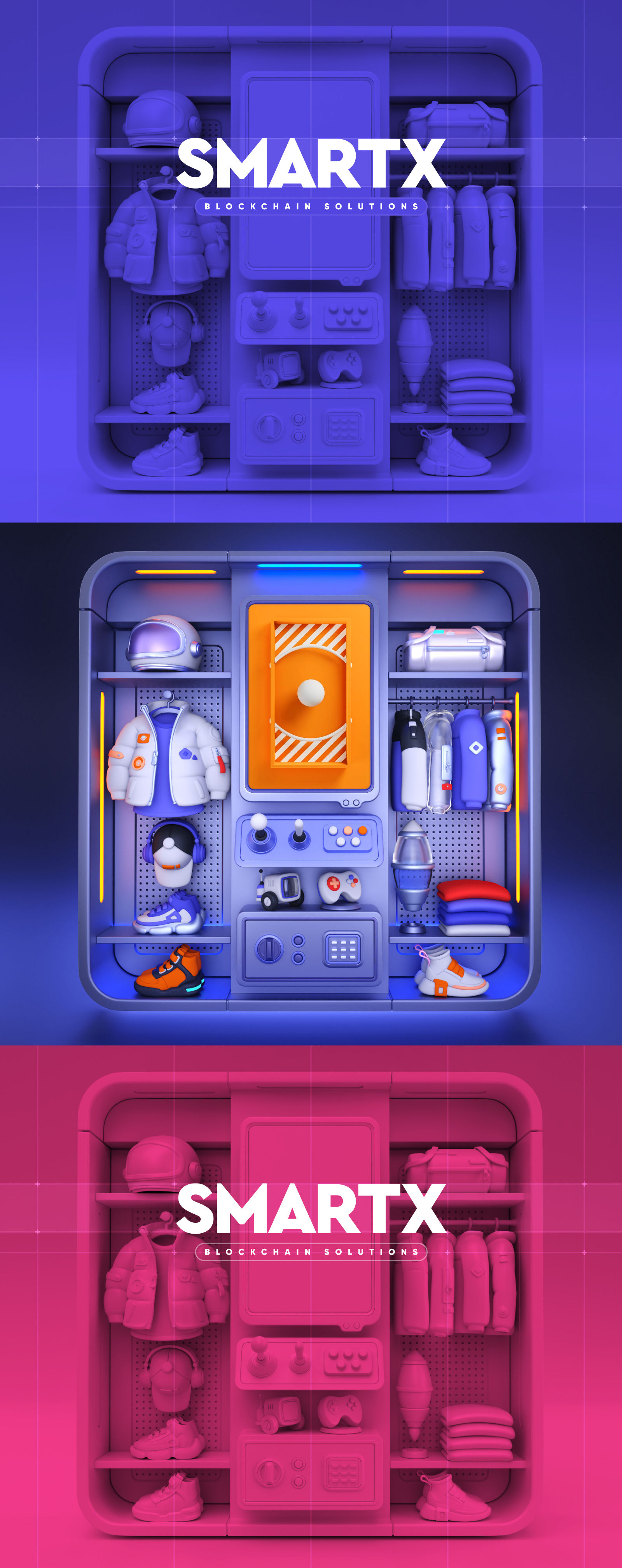 SmartX / Blockchain solutions by Mike | Creative Mints on Dribbble