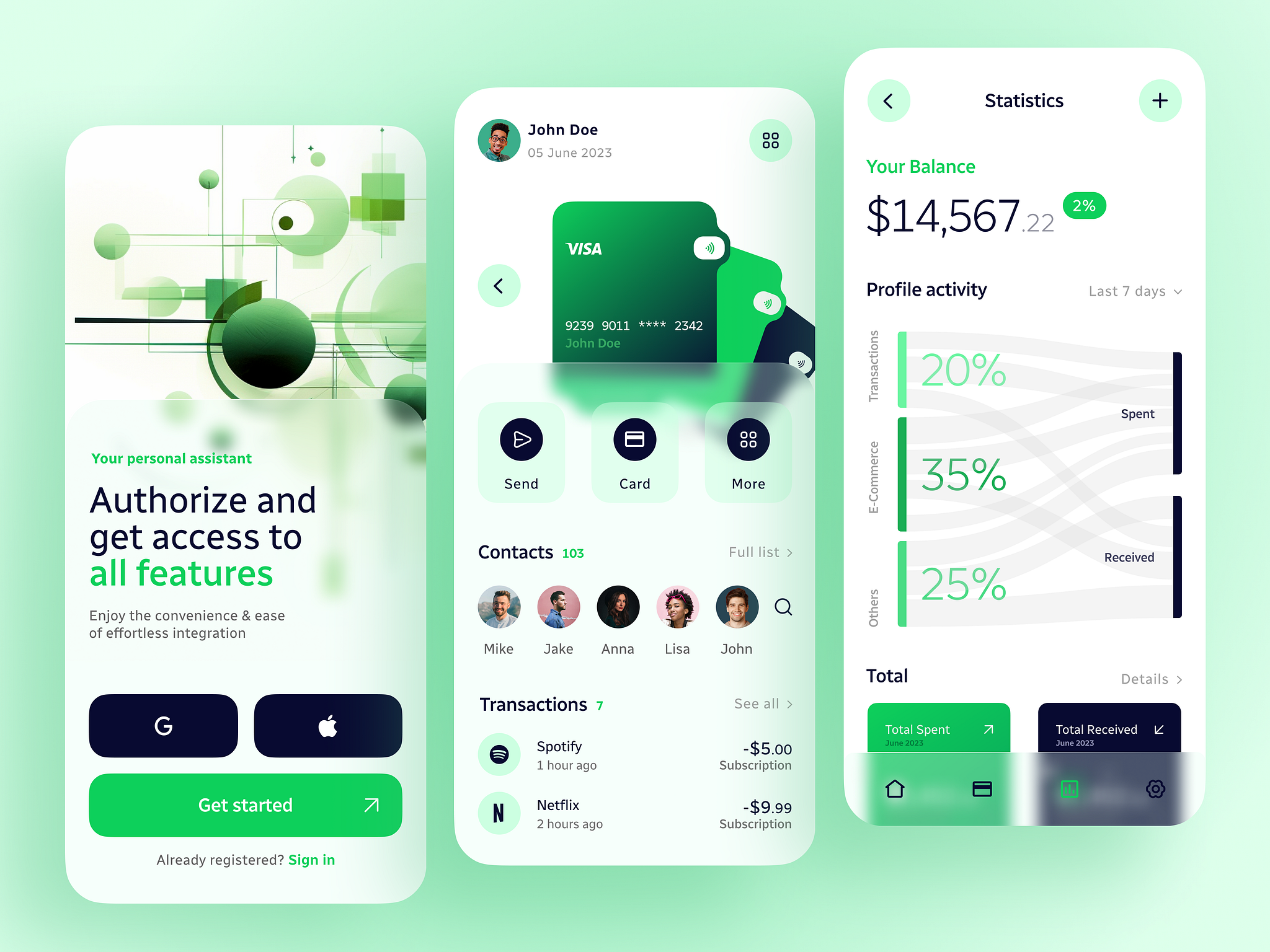 Finance Management - Mobile App Concept by Lay on Dribbble