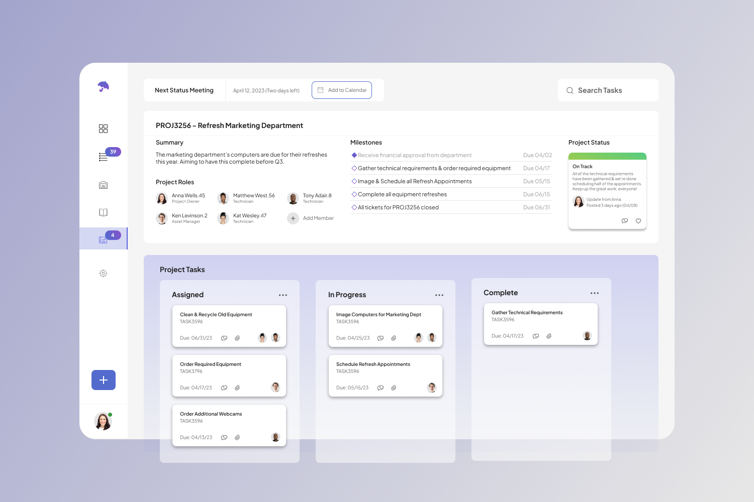 It Service Desk Dashboard And Service Management By Aly Bump On Dribbble