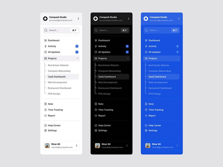 Sidebar Menu Navigation by Nizar Ali ⚡ on Dribbble Sidebar Menu Navigation by Nizar Ali ⚡ on Dribbble