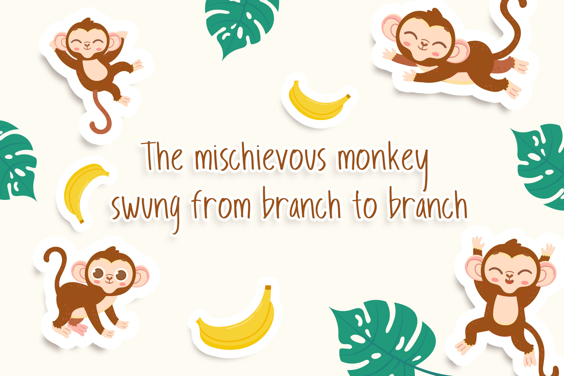 Funky Monkey – Cute Handwritten Font by Ibra Creative on Dribbble