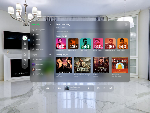 Vision Pro UI designs, themes, templates and downloadable graphic ...